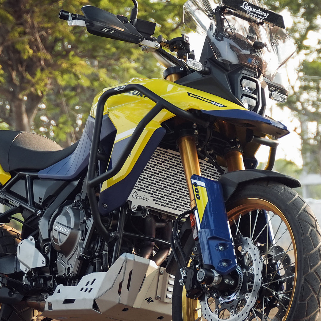 Suzuki V Strom 800DE Vector Radiator Grill Silver